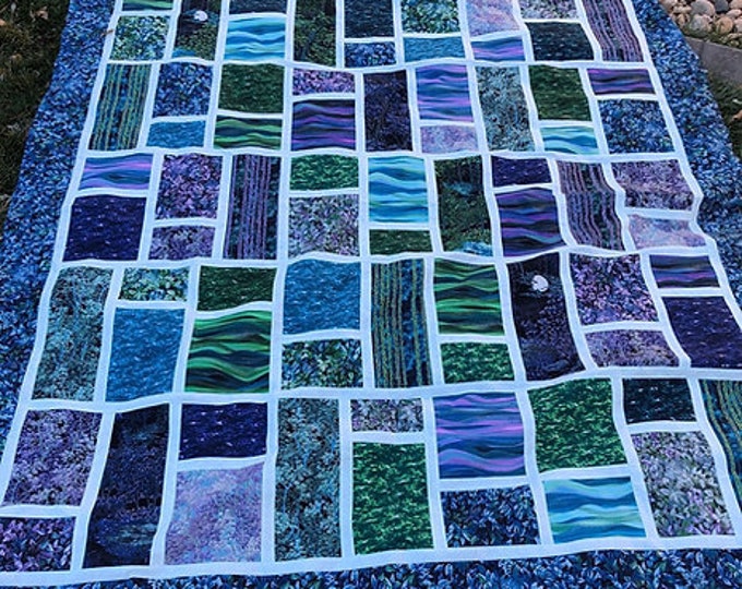 Quilt PATTERN - Broken Windows Pattern by Quilting Renditions - Lap ...