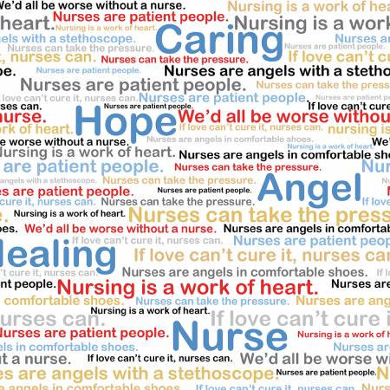Nurse Words From Calling All Nurses by Windham Fabrics Sold | Etsy