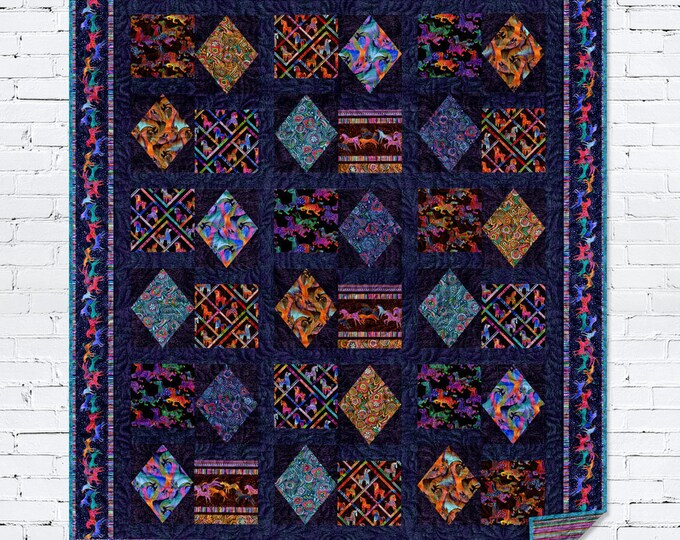 Quilt PATTERN - Sunset Stroll Quilt Pattern by Swirly Girls - Lap, Twin ...