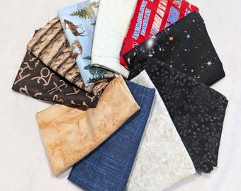 End-of-bolt Miscellaneous in the Beginning Fabric Bundle 1 Pound 3 ...