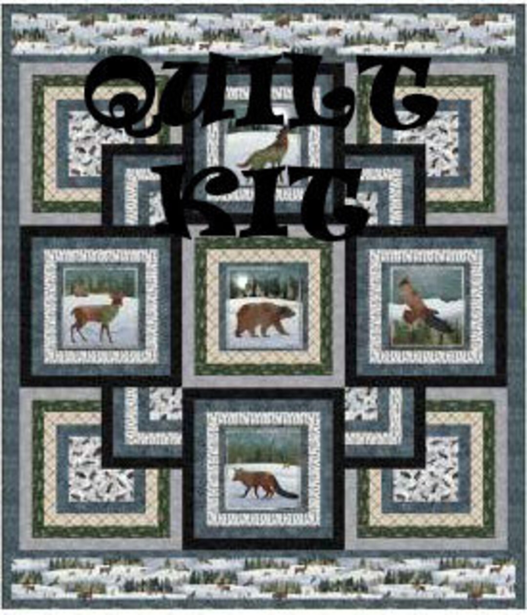 Quilt Kit - Step Into Moonlight Quilt Kit With Henry Glass Fabrics ...