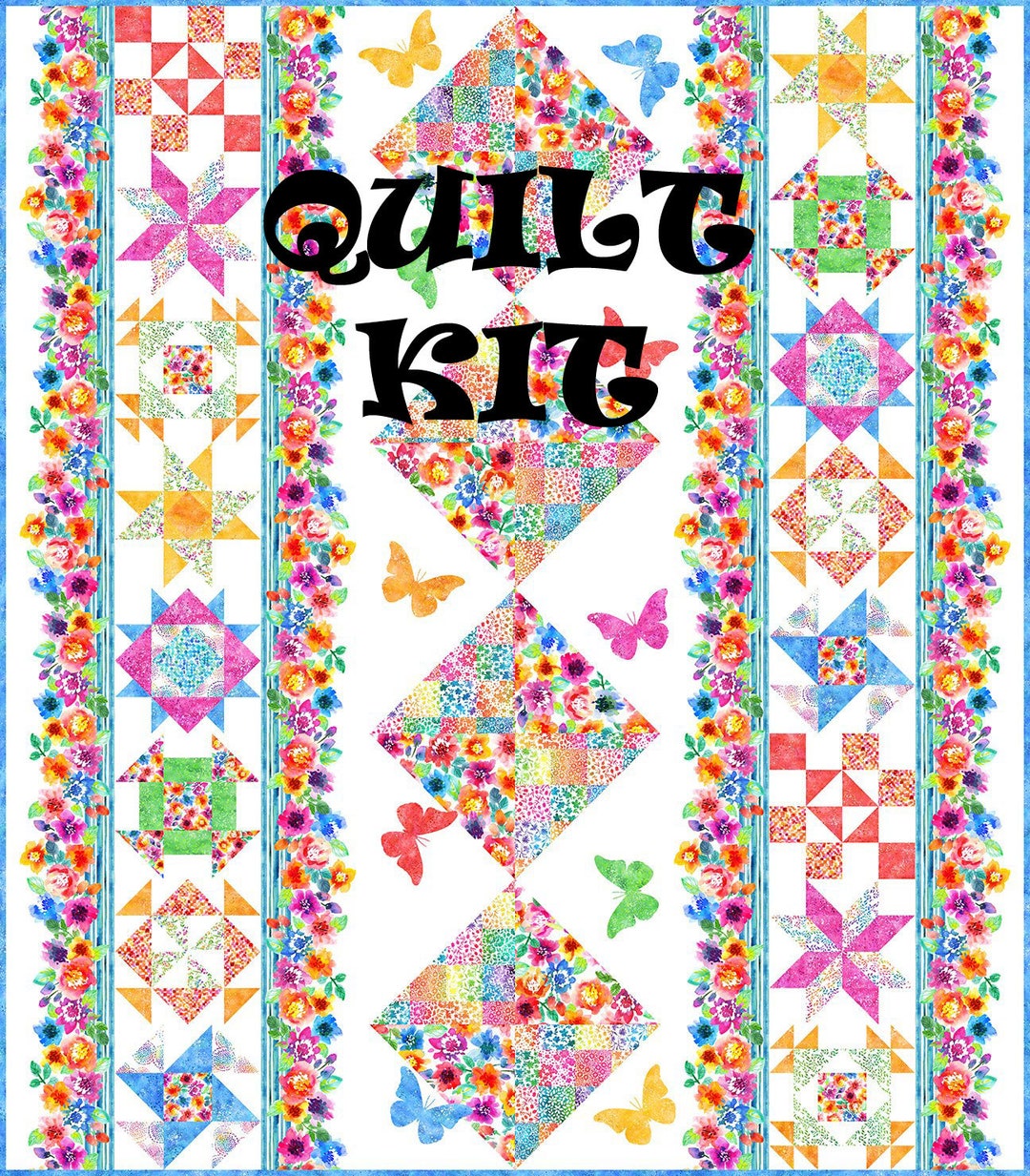 Quilt Kit Sew Spring Sampler Quilt Kit by Jason Yenter for in the ...
