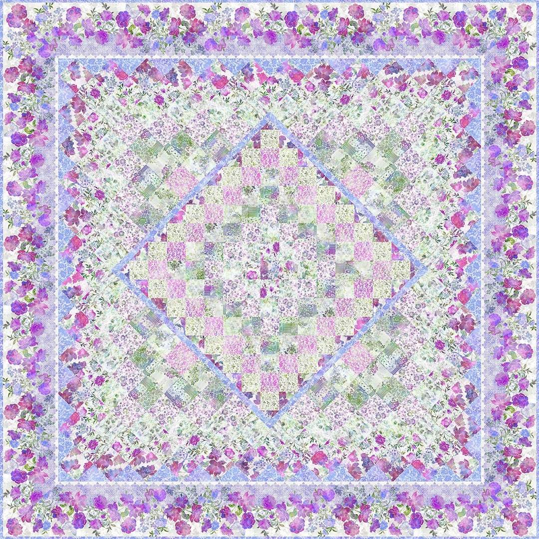 Quilt PATTERN Ethereal Trip Squared Quilt Pattern by in the Beginning ...