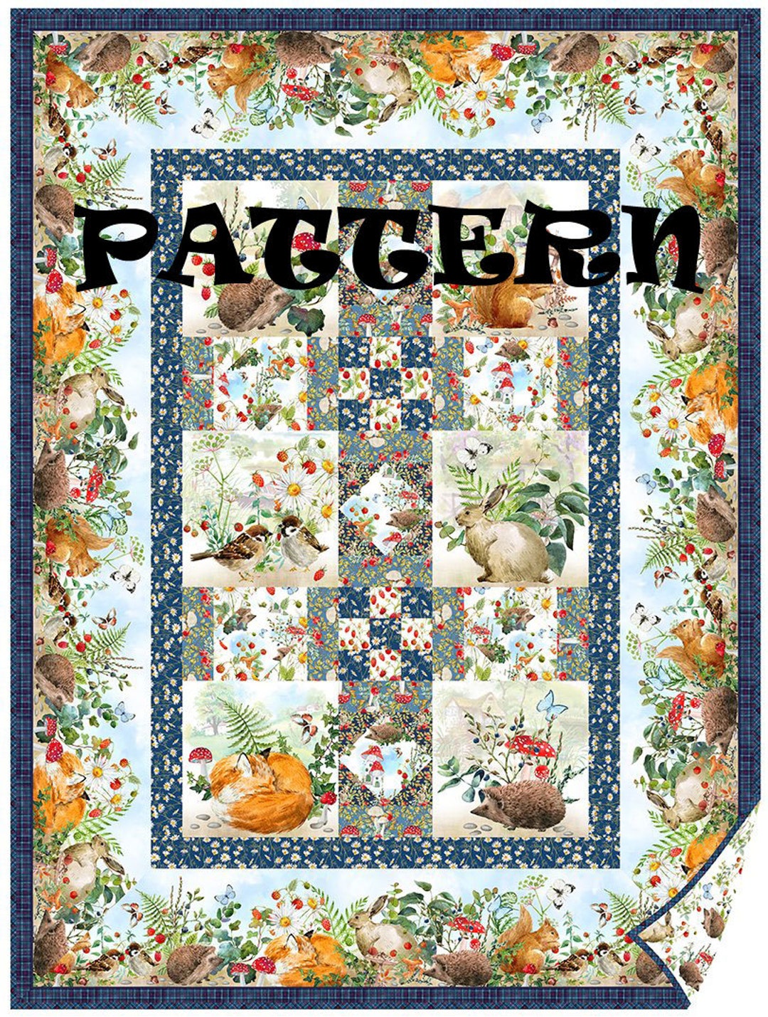 Quilt PATTERN - Hedgehog Hollow Pattern by in the Beginning Fabrics ...