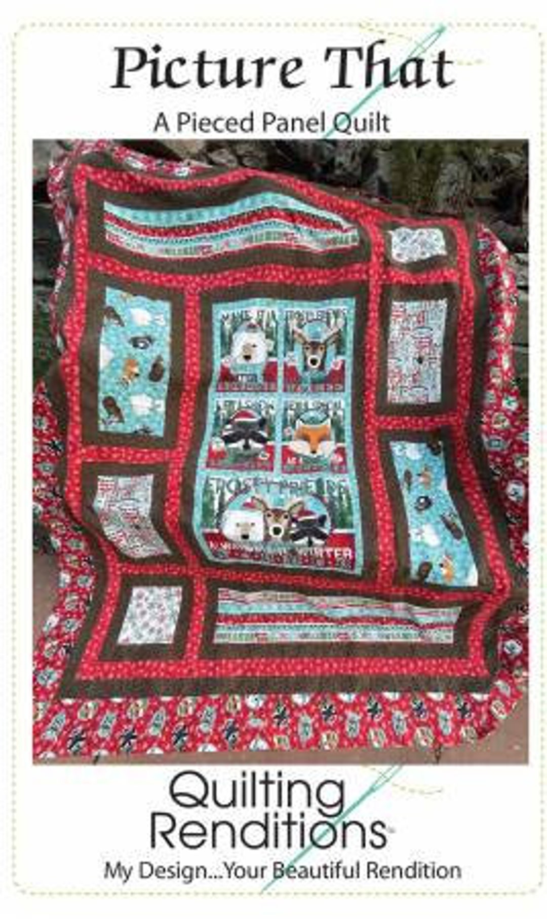 Quilt PATTERN - Picture That - A Pieced Panel Quilt by Kari Nichols for ...