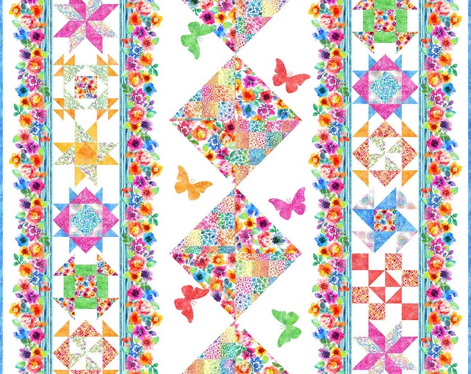 Quilt PATTERN - Sew Spring! Sampler Quilt Pattern by in the Beginning Fabrics - 81 1/2" X 96 1/2 ...