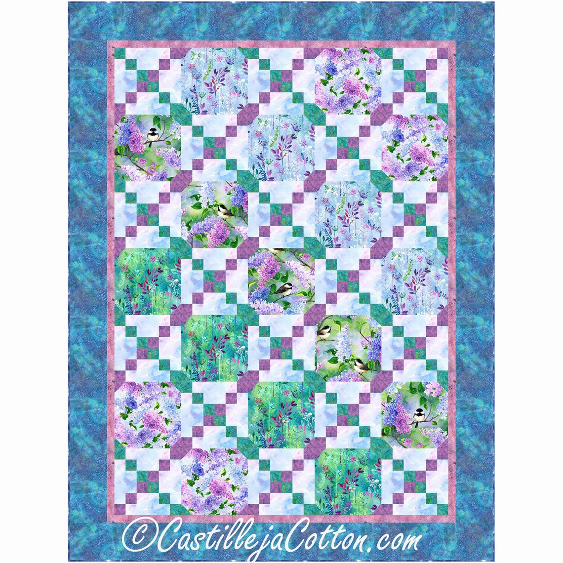 Quilt PATTERN Spring Song Pattern by Castilleja Cotton | Etsy