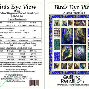PDF QUILT PATTERN - Birds Eye View Quilt Pattern by Kari Nichols for ...