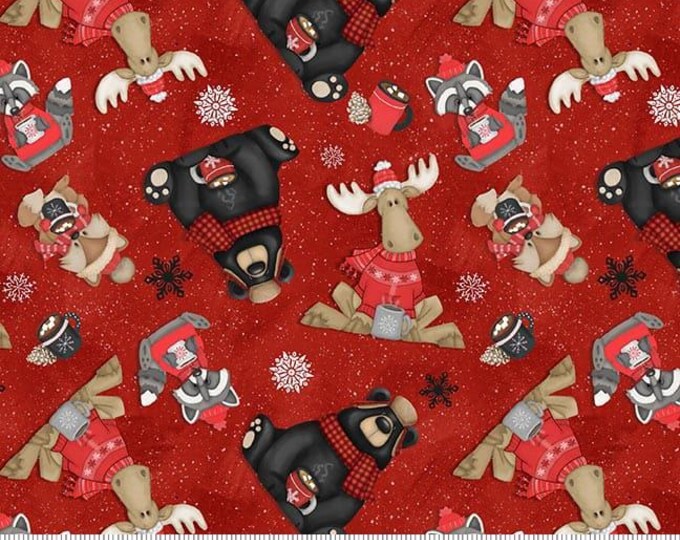 Red Tossed Animals From the Pinecone Ridge Collection by Shelly ...
