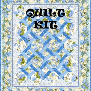 Quilt Kit Periwinkle Spring Garden Twist Quilt Kit by Jason - Etsy