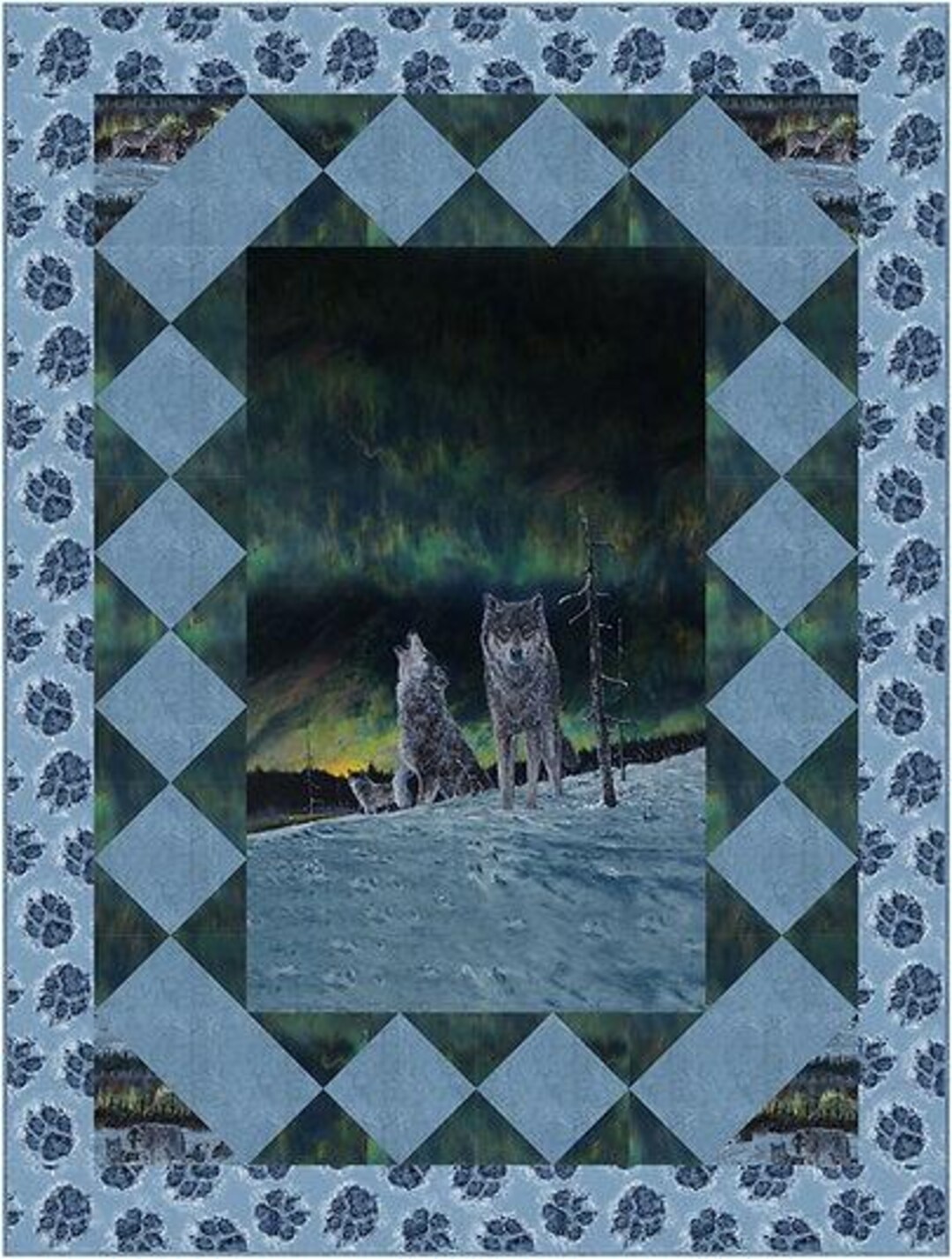 Quilt PATTERN - Bangle Hoffman Midnight Encounters Pattern by Kari ...