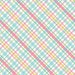 Flamingo Happy Plaid White From the Flamingal Pals Collection Benartex ...