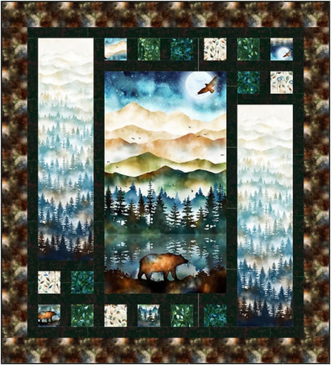 Quilt PATTERN - Triptych Pattern by Kari Nichols for Quilting ...