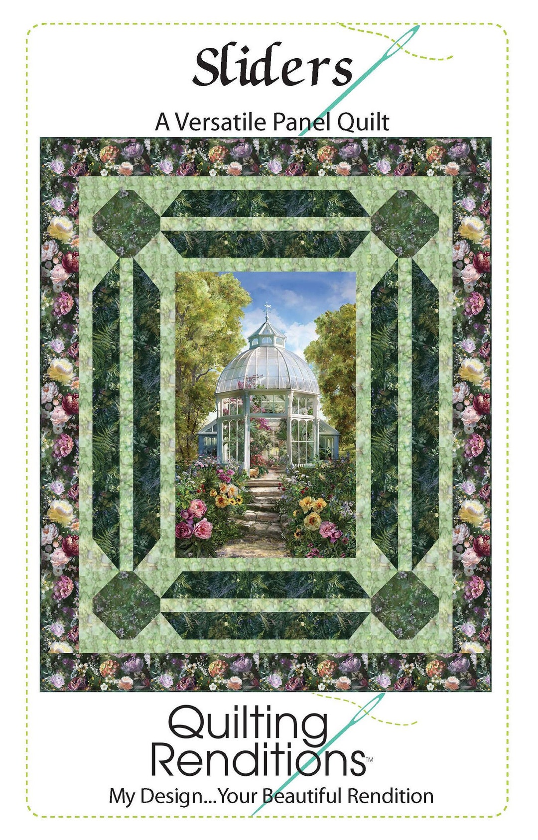 Quilt PATTERN - Sliders Pattern by Kari Nichols for Quilting Renditions ...