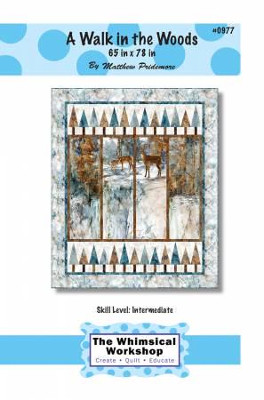 Quilt PATTERN - A Walk in the Woods Quilt Pattern by the Whimsical ...