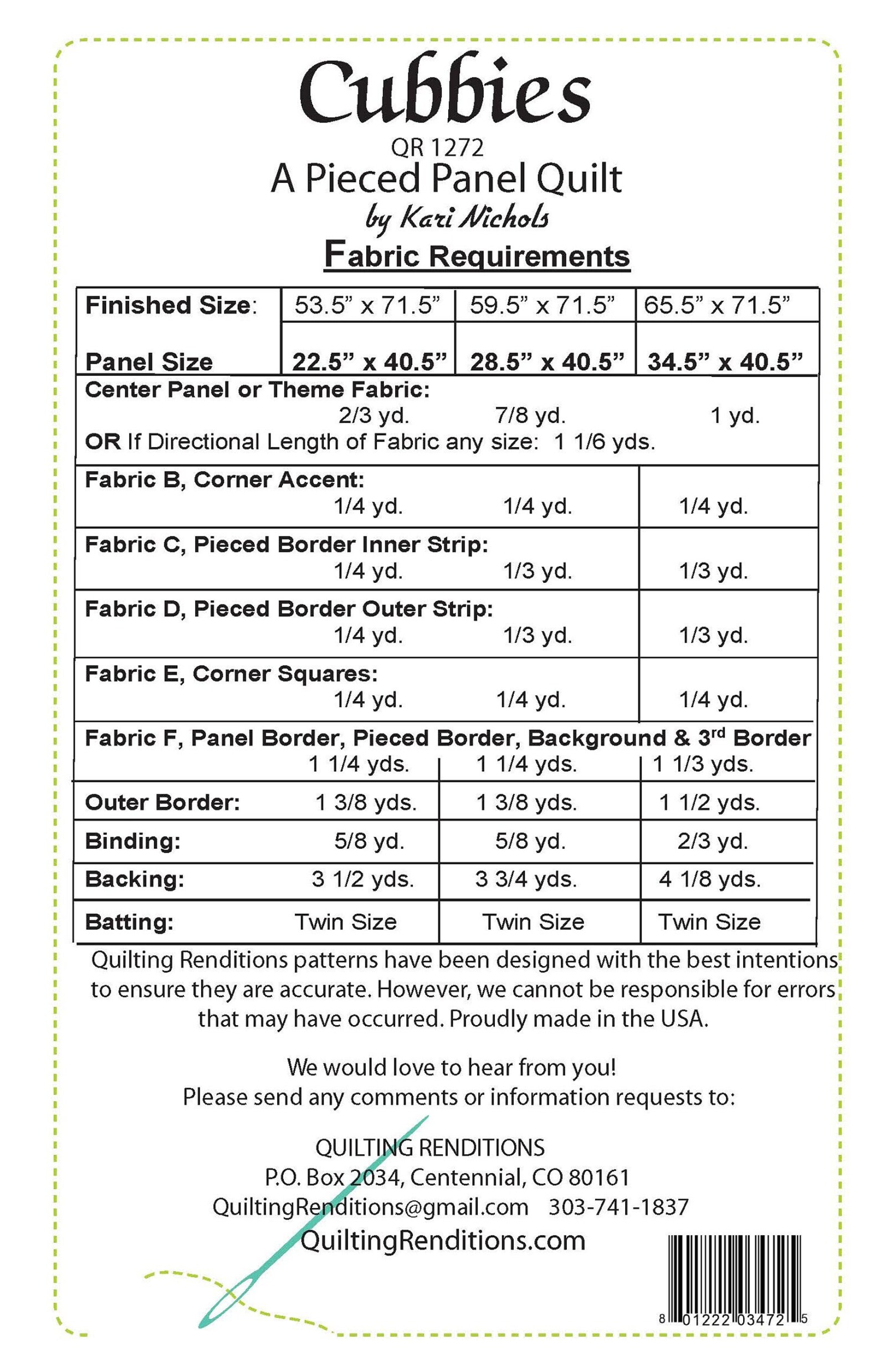 PDF QUILT PATTERN - Cubbies - Hoffman Sepia Quilt Pattern by Kari ...