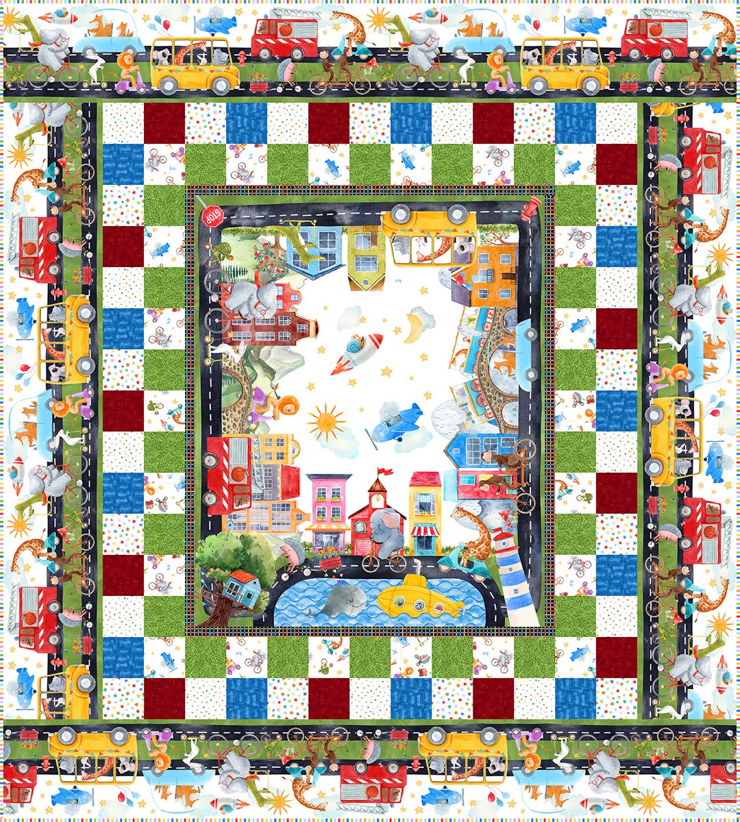 Quilt PATTERN - on the Go Quilt Pattern by in the Beginning Fabrics ...