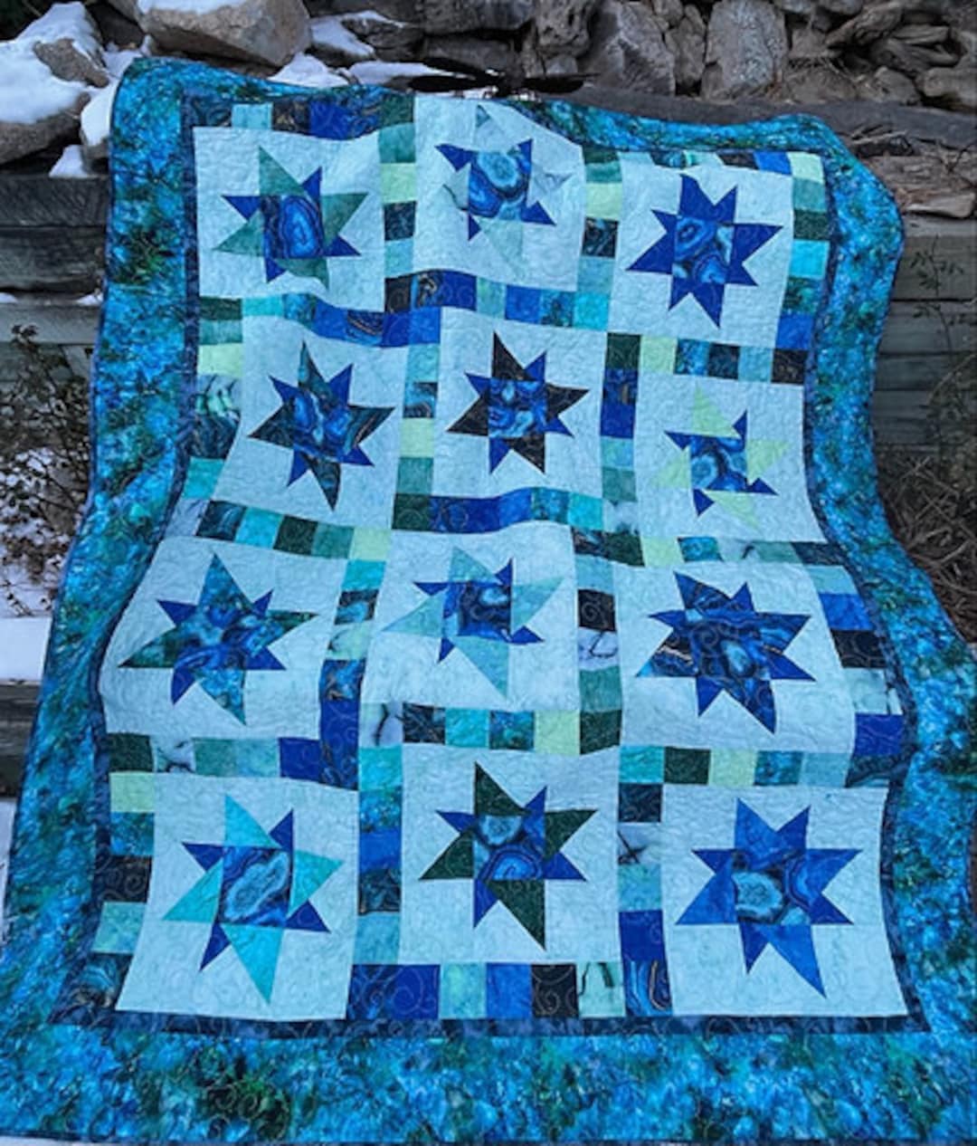 Quilt PATTERN - Pinballs Pattern by Quilting Renditions - Throw, Twin ...