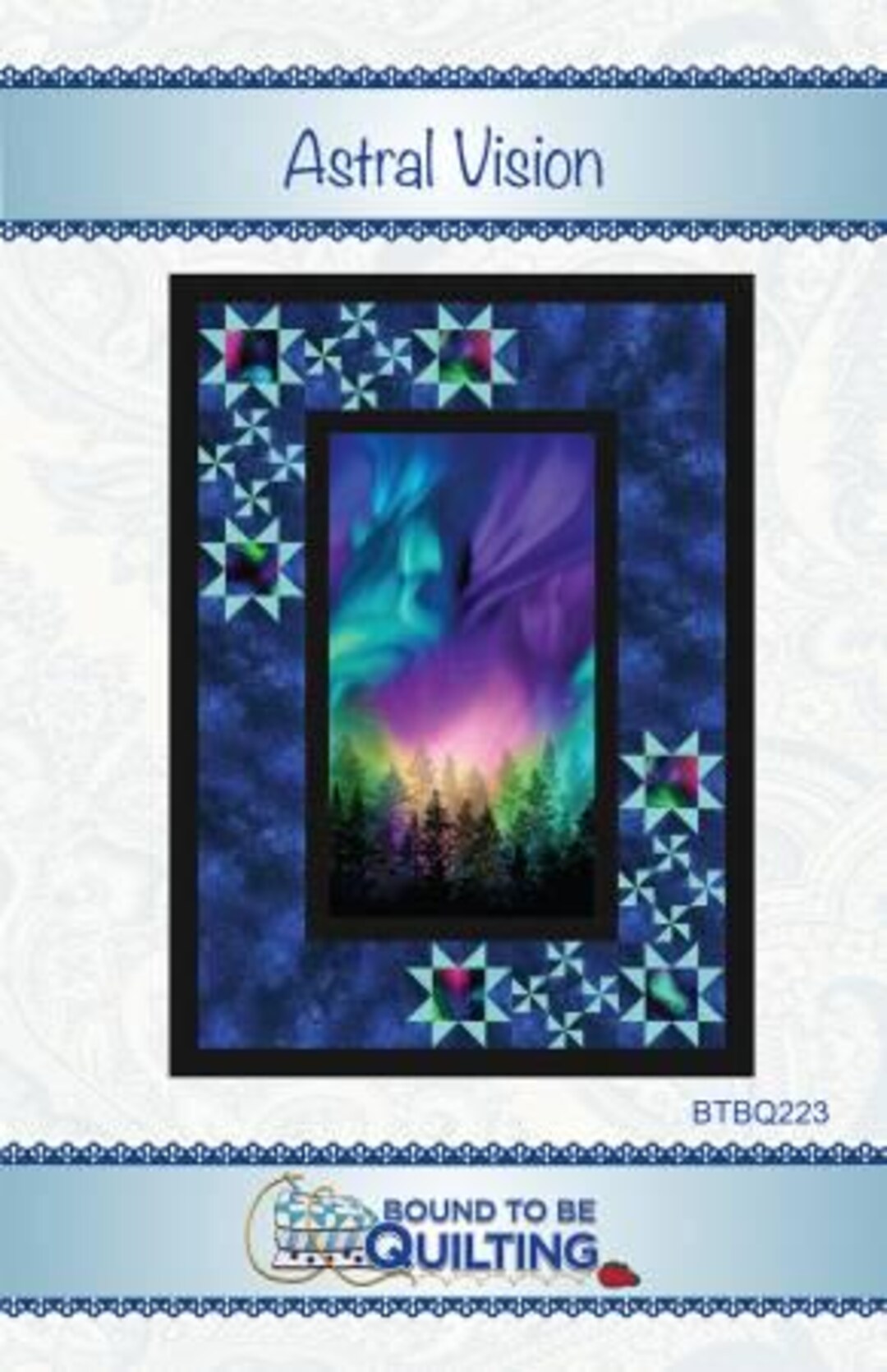 Quilt PATTERN - Astral Vision PATTERN by Bound to Be Quilting - 50" X ...