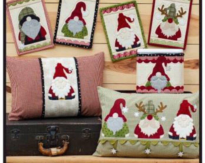 Quilt PATTERN - Holly Jolly Gnomes by the Whole Country Caboodle - Etsy