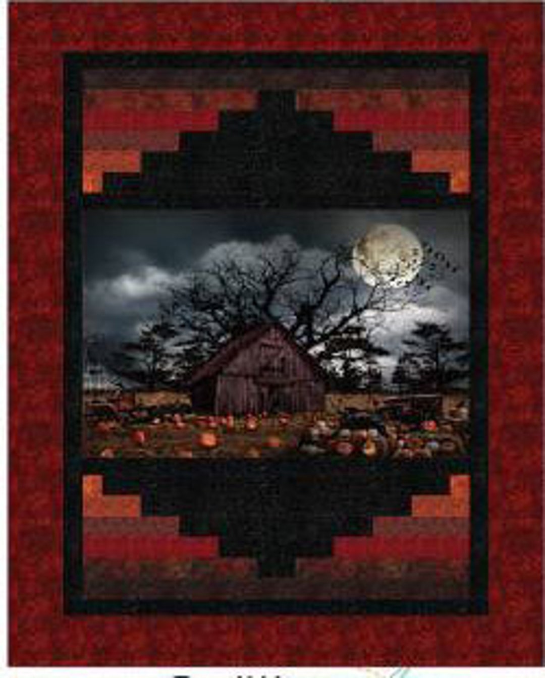 PDF QUILT PATTERN - Ladders - Hoffman Haunted Quilt Pattern by Kari ...