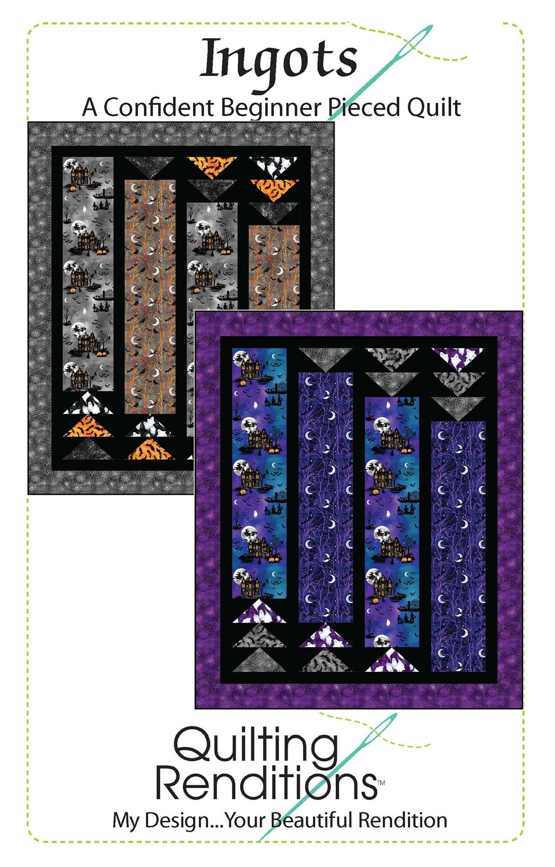 PDF QUILT PATTERN - Ingots - Hoffman Into the Web Quilt Pattern by Kari ...