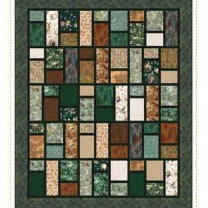 Quilt PATTERN - Broken Windows Pattern by Quilting Renditions - Lap ...