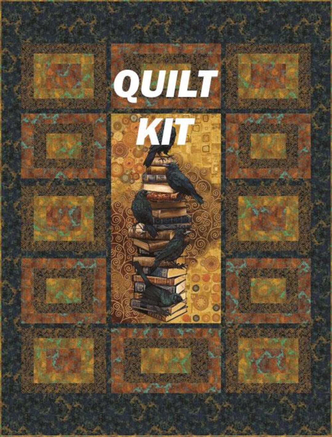 Quilt Kit - Crow Tales Quilt Kit With Crow-mazing Fabric by Henry Glass ...
