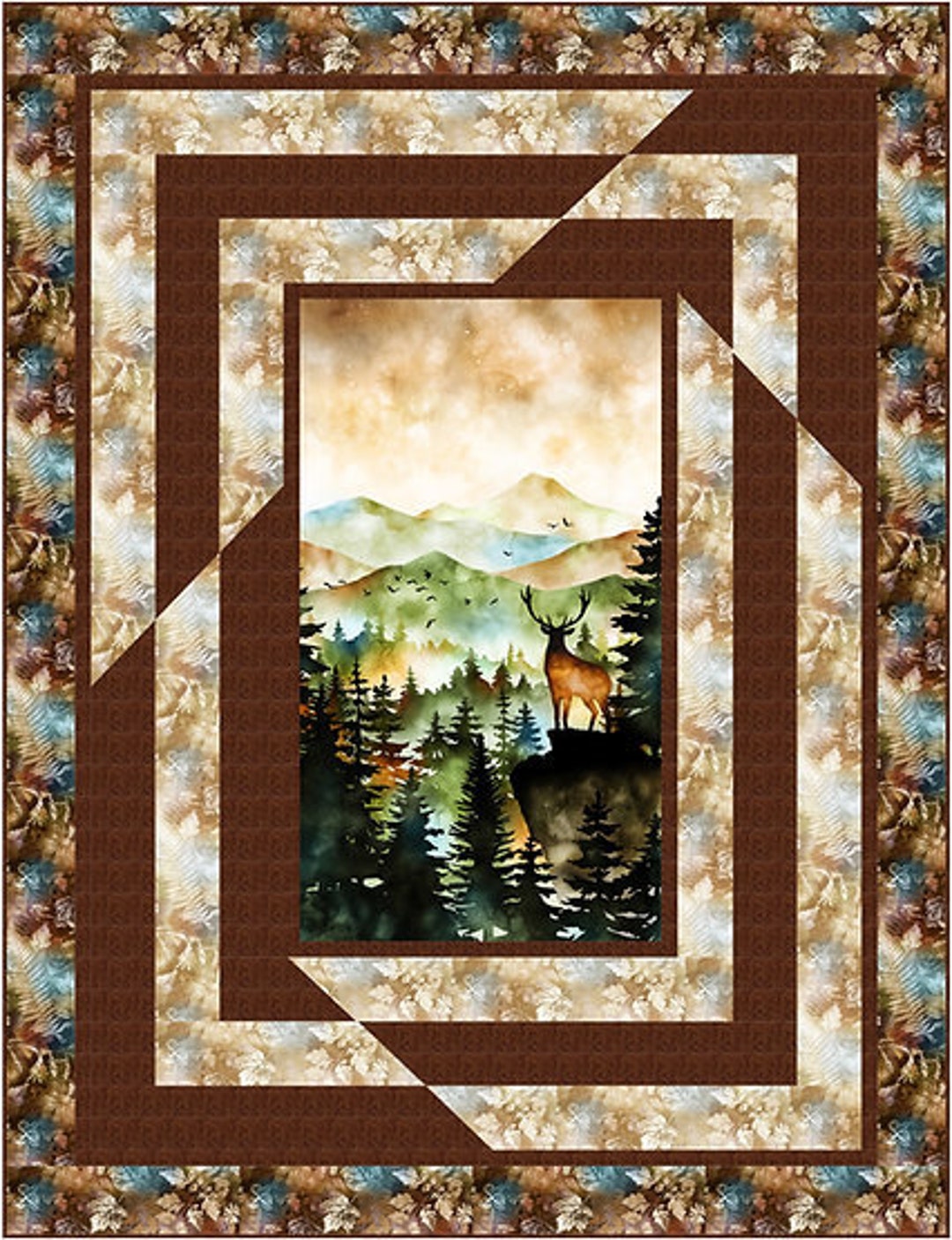 PDF QUILT PATTERN - Reversal Call of the Wild Pattern by Kari Nichols ...