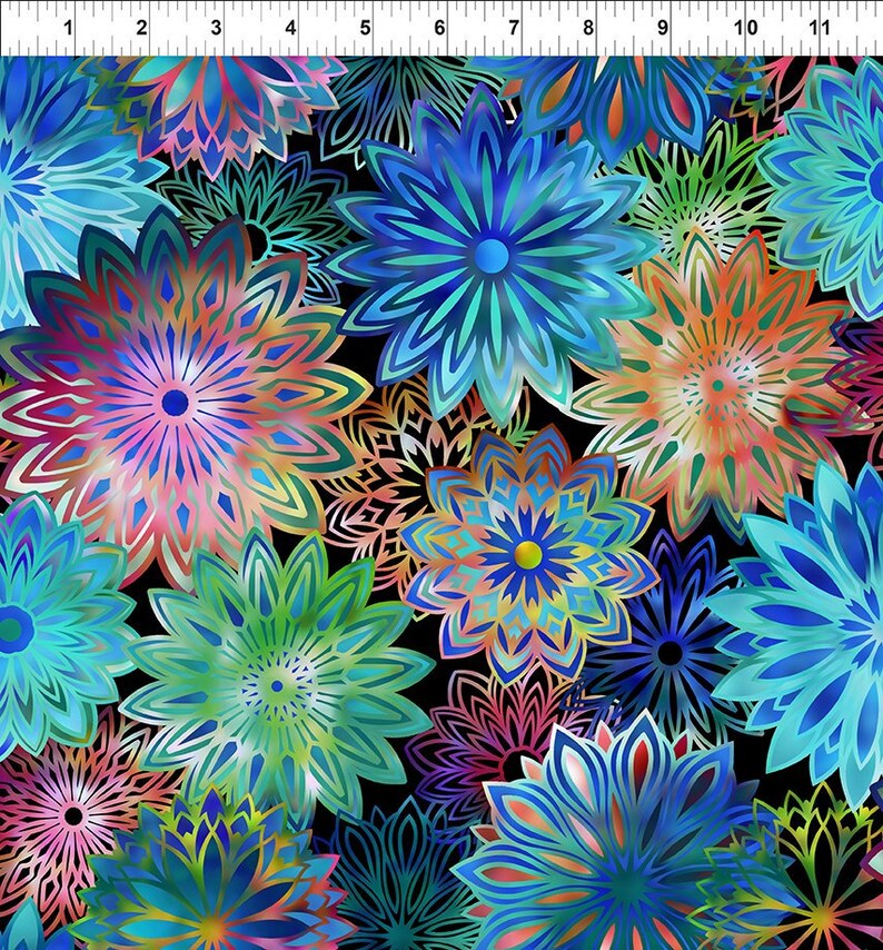 Blue Allover From the Dazzle Collection by Jason Yenter for in - Etsy