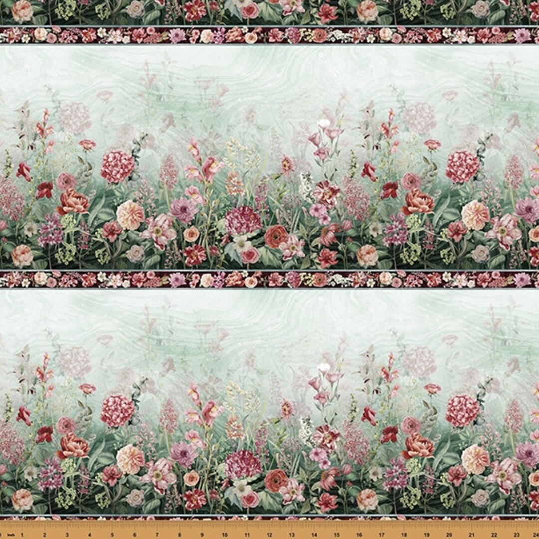 Hunter Border (W5373-60) From the Botanical Charm Collection - A ...