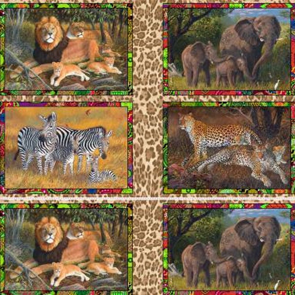 Safari Fabric - Etsy