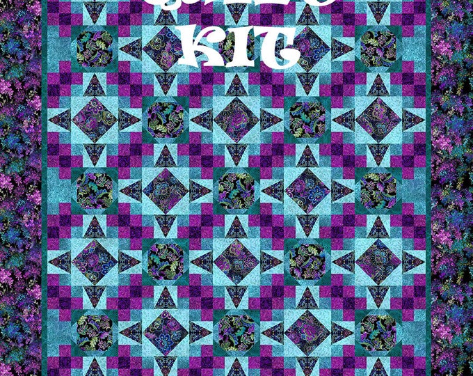 Quilt Kit - Resplendent Purple Quilt Kit by in the Beginning Fabrics ...