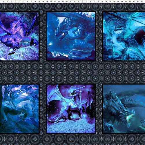 Red Dragon Block Panel by Jason Yenter for in the Beginning - Etsy