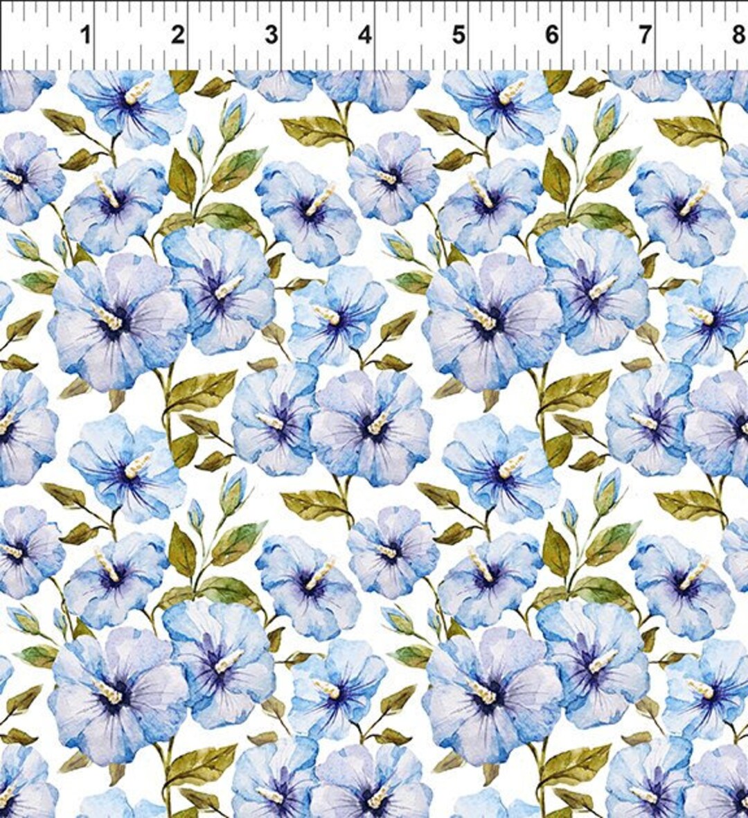 Hibiscus From the Periwinkle Spring Collection by Jason Yenter for in ...