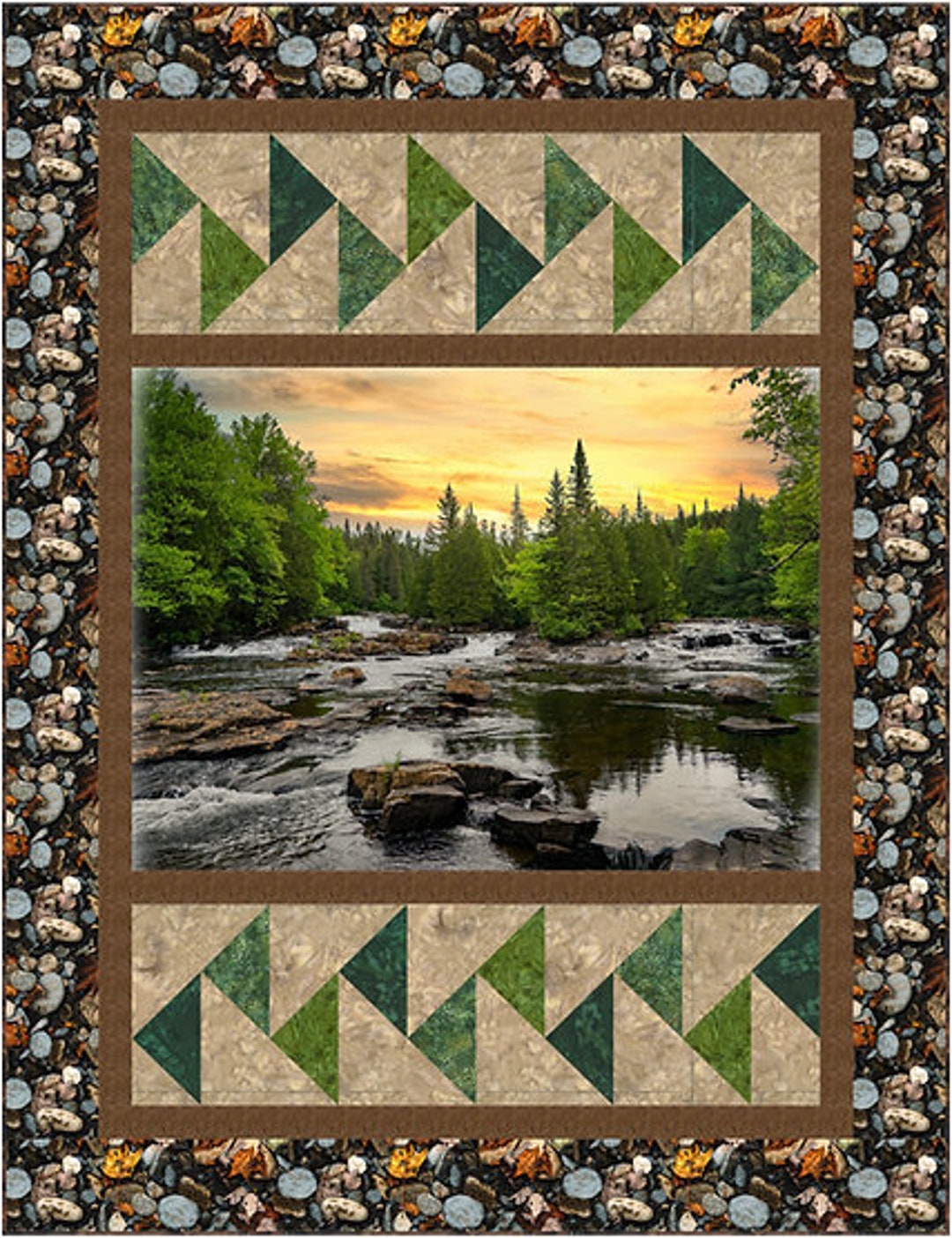 Quilt PATTERN - in Flight - Scenic Pattern by Kari Nichols for Quilting ...