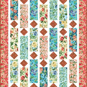 Quilt PATTERN - Punctuation - Decadent Garden Pattern by Kari Nichols ...