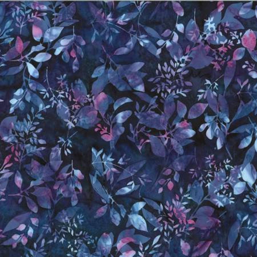 Agate From the Foliages Batik Fabric Collection by Hoffman W2574-235 ...