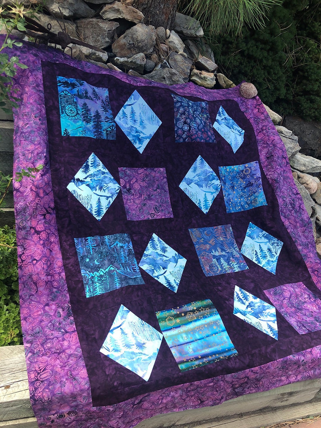 Quilt PATTERN - Gems - Sew Ciety Pattern by Kari Nichols for Quilting ...