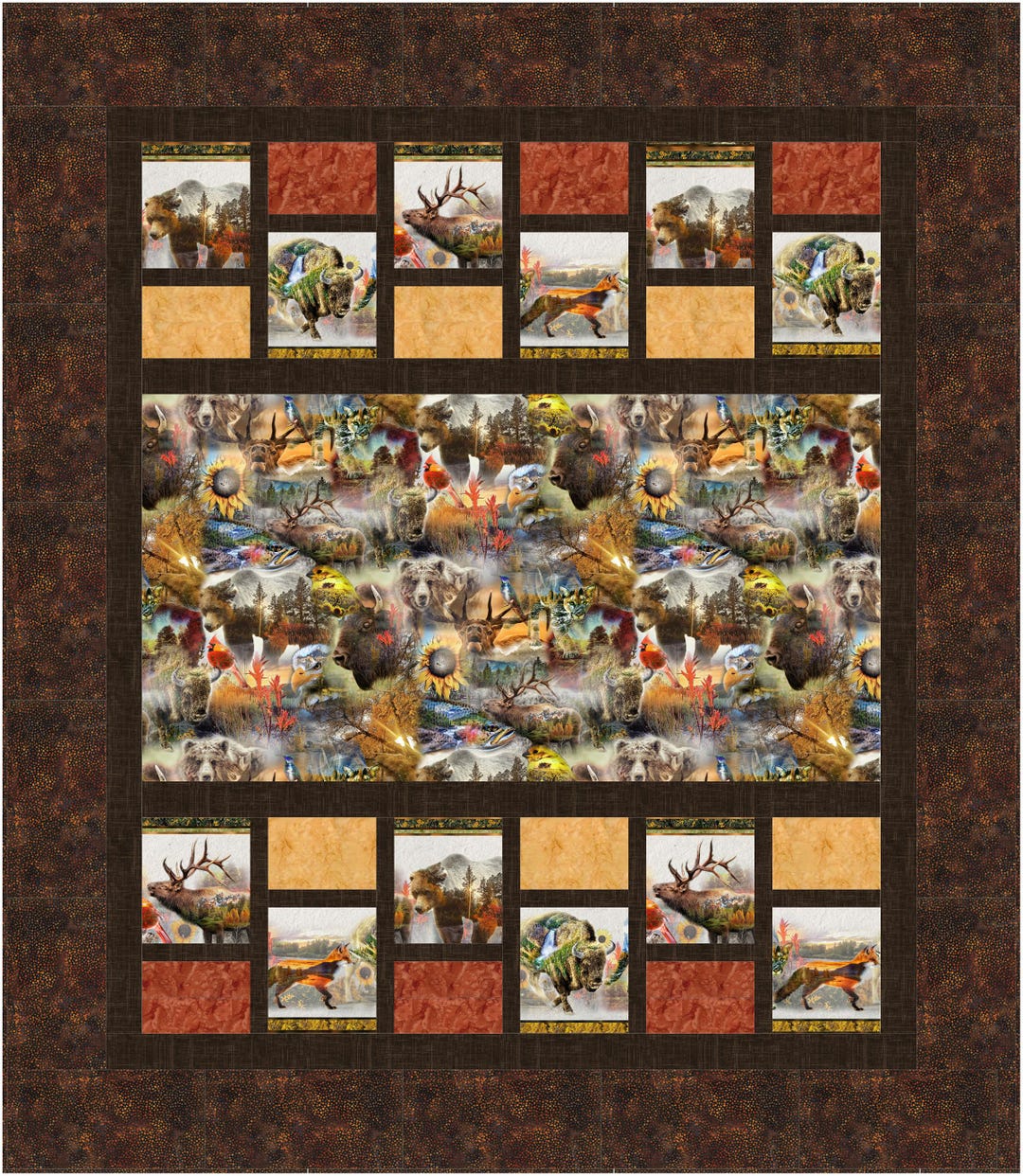Quilt PATTERN - Hopscotch-nature Woven Pattern by Kari Nichols for ...