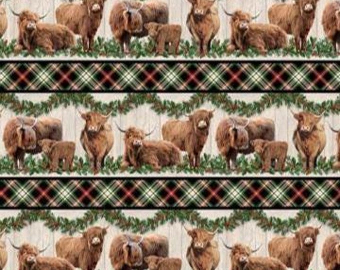 Highland Cow Christmas Border From the Highland Heart Collection by ...