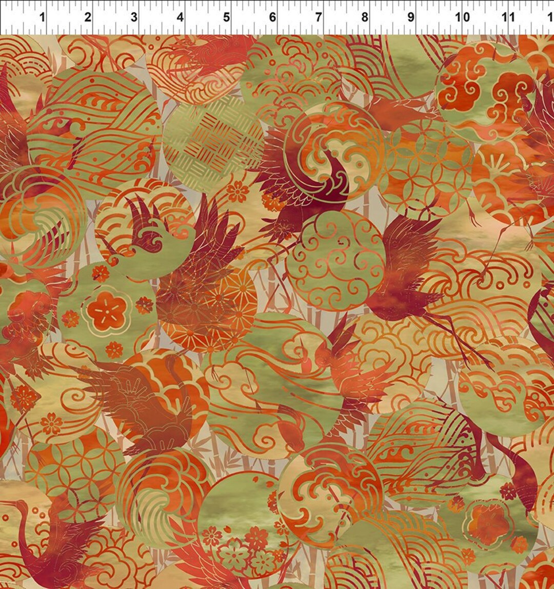 Red Emblems From the Oriental Gardens Collection 3OG 1 by Jason Yenter ...