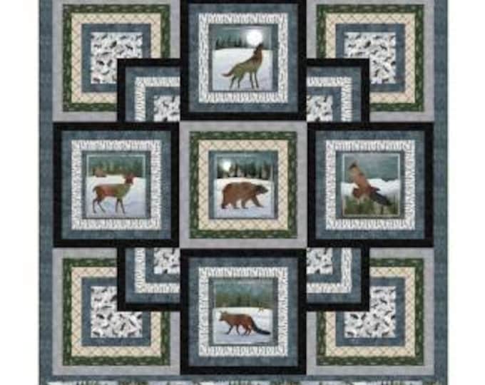 Quilt PATTERN - Step Into Moonlight - A Pieced Panel Quilt Pattern by Pine Tree Country Quilts ...