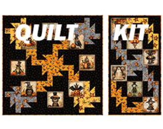 Quilt Kit - Jeepers Creepers Quilt Kit With QT Fabrics - Fabric for Top ...