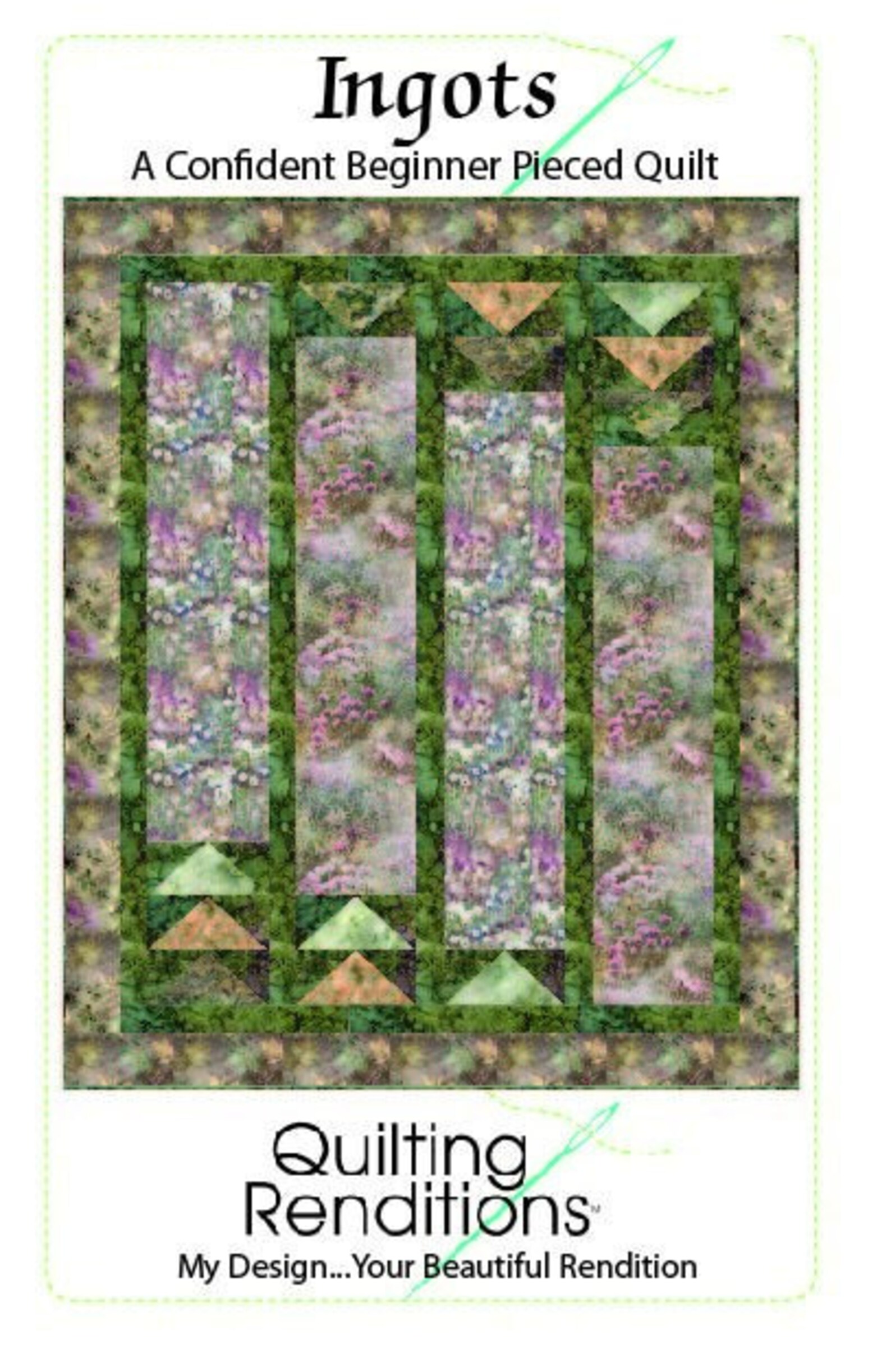 Quilt PATTERN Ingots Pattern by Kari Nichols for Quilting - Etsy
