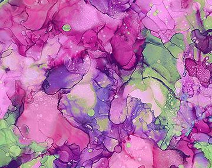 Fuchsia Abstract Floral Watercolor From the Concerto Collection ...