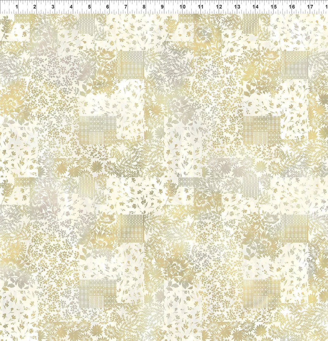 Patchwork - Cream From the Ethereal Collection - 5JYT-1 by Jason Yenter for in the Beginning ...