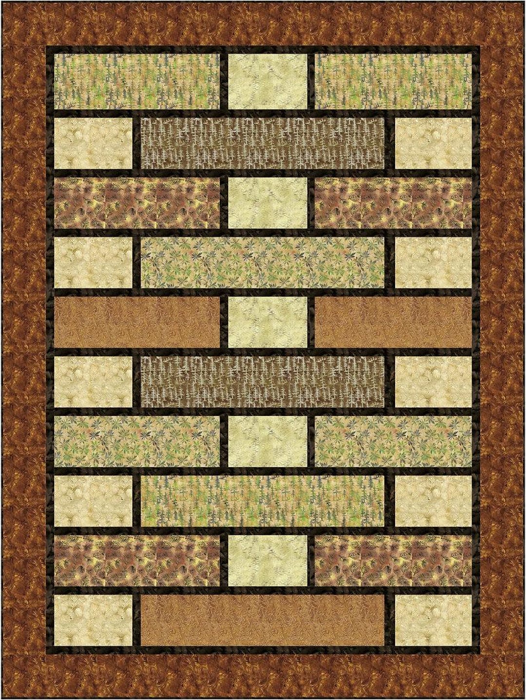 Quilt PATTERN - Bridges - Whispering Woods Pattern by Kari Nichols for ...