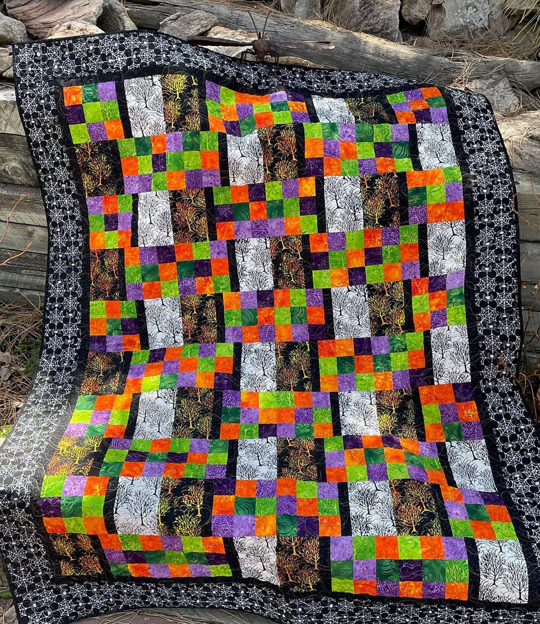 PDF QUILT PATTERN - Potpourri - Bootiful Quilt Pattern by Kari Nichols ...