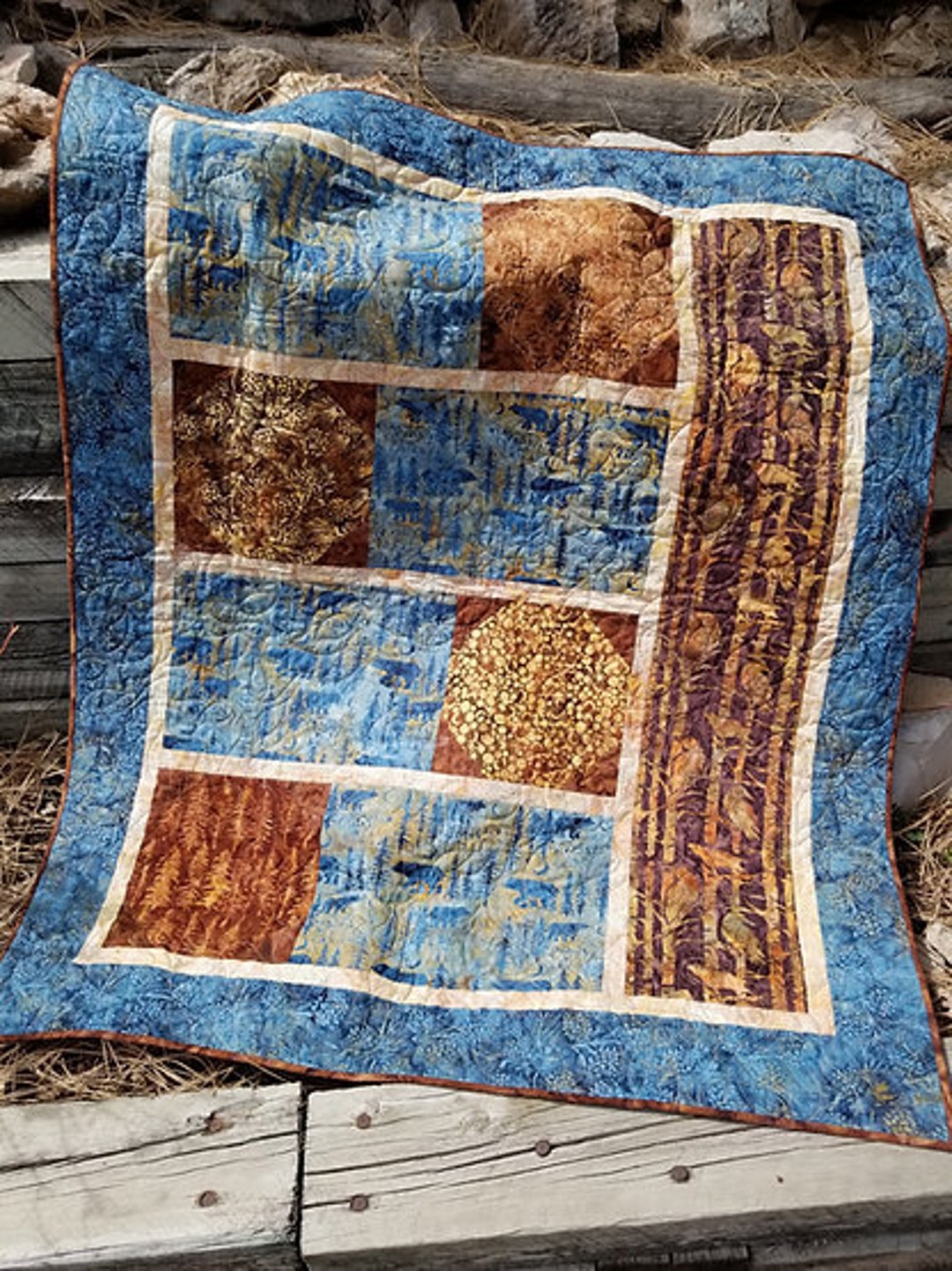 Quilt PATTERN - Postcards Pattern by Kari Nichols for Quilting ...